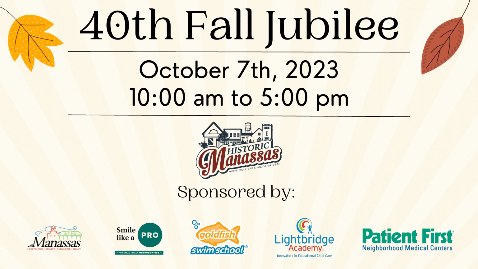 40th Annual Manassas Fall Jubilee - Historic Manassas, Inc
